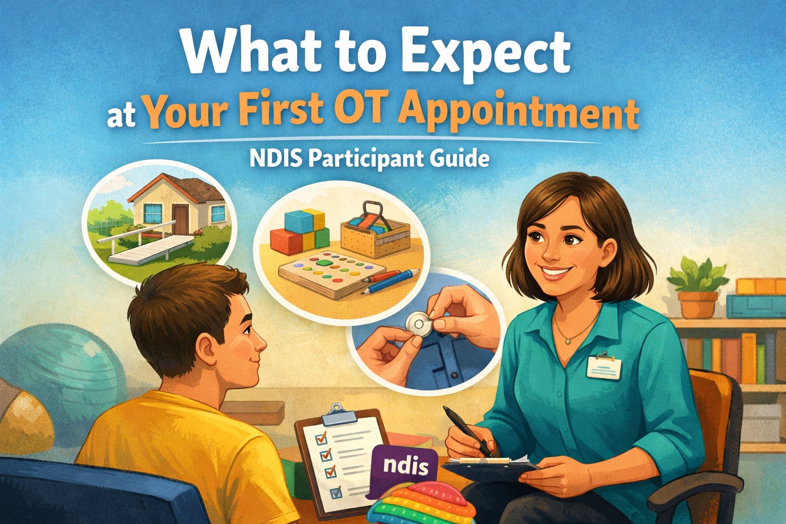 What to Expect at Your First OT Appointment – NDIS Participant Guide – TEAH
